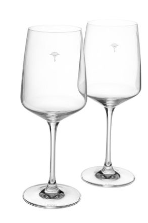 Joop WEI&szlig;WEINGLAS Single Cornflower, Glas, 2-teilig, 400 ml, 8.1x21.0 cm, Essen & Trinken, Gl&auml;ser, Weingl&auml;ser, Wei&szlig;weingl&auml;ser