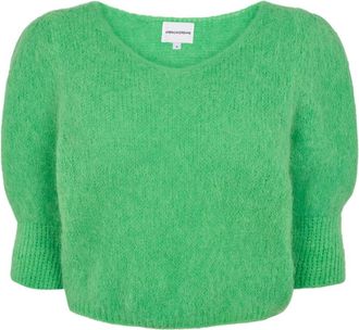 Americandreams Americandreams, Femme, Pulls, Vert, Taille: 38 FR Koa Alpaca Pullover