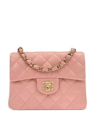 Chanel sac port&eacute; &eacute;paule Classic Flap (2008-2009) - Rose
