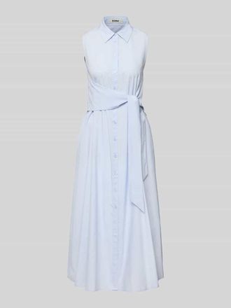 Ecoalf Hemdblusenkleid mit Bindeg&uuml;rtel Modell CHIARA