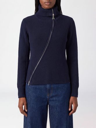 Patrizia Pepe Schmal geschnittener Rollkragenpullover aus Wollmischung mit seitlichem Rei&szlig;verschluss
