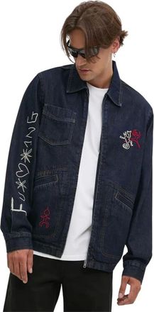 Desigual Homme, Vestes, Bleu, Taille: L Aaron Denim Jacket