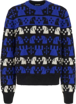 Burberry Homme, Pulls, Multicolore, Taille: XL Maille Ras du Cou