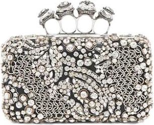 Alexander McQueen Clutch - - Bags - Damen - Grau - ONE SIZE