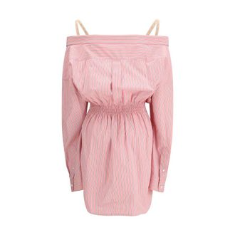 Miu Miu Womens Multicolor Cotton Casual Dress