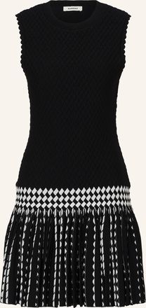 Sandro Sandro Jerseykleid Mit Plissees schwarz