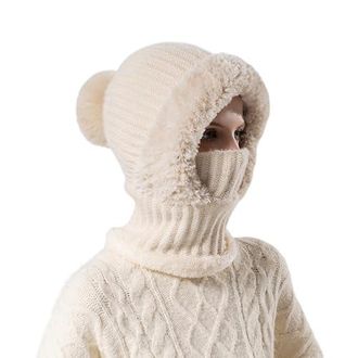 Generic &Eacute;charpe &agrave; capuche | Cordon de serrage | Chapeau dhiver avec &eacute;charpe - pour temps chaud et froid, aventure, voyage, randonn&eacute;e, ski, No&euml;l, anniversaire,