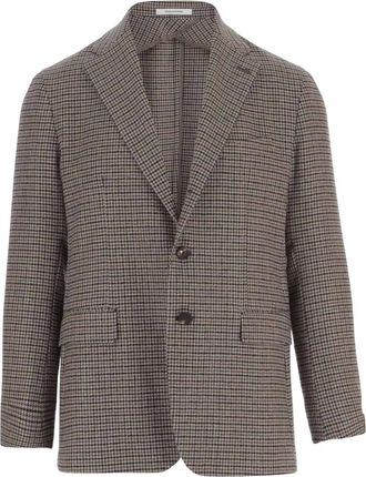 Tagliatore Veste en laine m&eacute;lang&eacute;e - Homme - Costumes - Brun - Taille: L