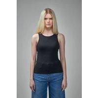 Ganni Soft Cotton Rib Tank Top