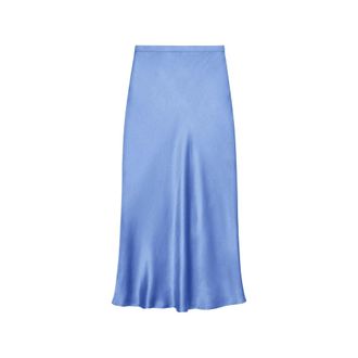 Anine Bing Bar Seidenrock - - Skirts - Damen - Blau - XS