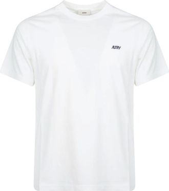 Autry Homme, Tops, Blanc, Taille: XL Tspm 007W T-shirt