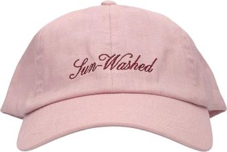 Moss Copenhagen Mschbonna Cap Emb Key - - Accessories - Damen - Rosa - ONE SIZE