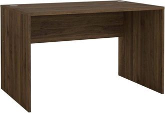 Dmora Schreibtisch MaryRead, Mehrzweckschreibtisch, B&uuml;rotisch f&uuml;r pc, Eckschreibtisch, 120x75 h74 cm, Nussbaum - Dmora