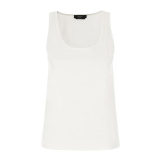 Max Mara Cotton Top - - Tops - Damen - Wei&szlig; - L