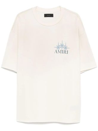 Amiri t-shirt Starburst - Tons neutres