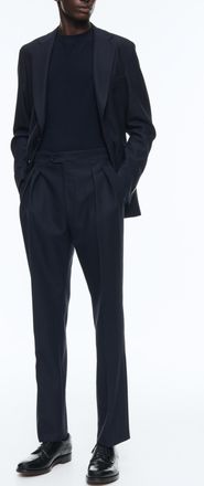 Fursac Pantalon &agrave; pinces en laine certifi&eacute;e - Taille 42 - Homme