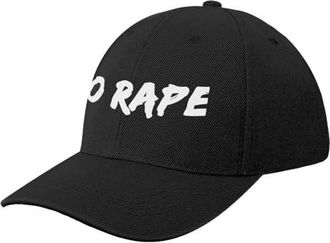 Generic Casquette de baseball No R*pe Design Casquette de baseball Chapeaux personnalis&eacute;s Protection solaire Chapeau de cheval Chapeau Hommes Chapeau Femme Ca