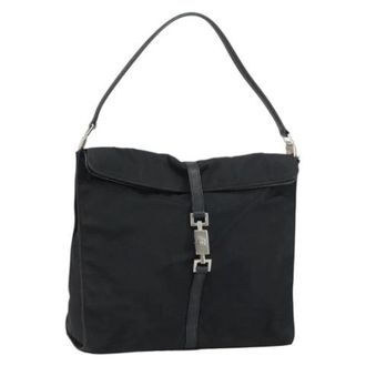Gucci Pre-owned Nylon Schultertasche - - Pre-owned - Damen - Schwarzk - ONE SIZE
