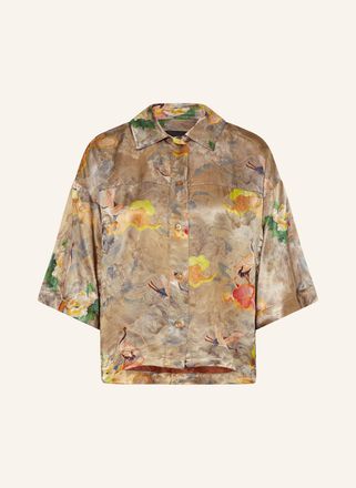 ER Elias Rumelis Elias Rumelis Hemdbluse Hilli Aus Satin beige