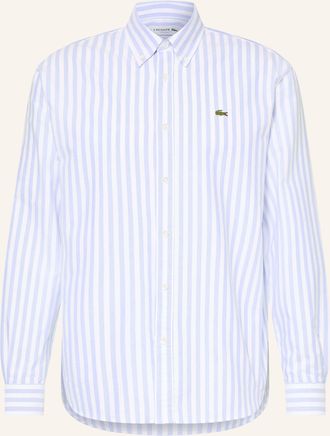 Lacoste Oxfordhemd Regular Fit blau