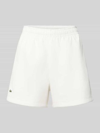 Lacoste Regular Fit Sweatshorts aus reiner Baumwolle