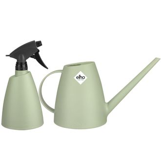 ELHO Elho Brussels Giesskanne und Spr&uuml;hflasche - f&uuml;r Zimmerpflanzen - Pflanzenpflege - 100% Recycelter Kunststoff - Gr&uuml;n/Sorbet Gr&uuml;n