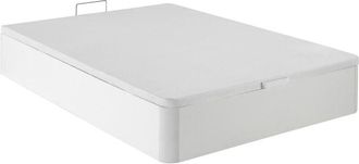 Vente-Unique Vente-unique - Sommier coffre 160 x 200 cm - Blanc mat - hestia de ysmée