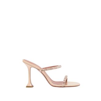 Amina Muaddi Gigi Slipper 95 - - Shoes - Damen - Braun - 40 EU