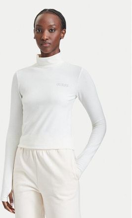 Guess Bluse V6BP11 K6907 Creme Slim Fit