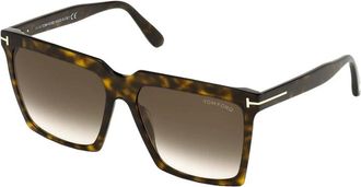 Tom Ford Lunettes de soleil Sabrina-02 - Femme - Accessoires - Brun - Taille: 58 MM