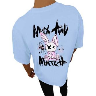 Generic T-shirt pour homme - Dos imprim&eacute; - T-shirt d&eacute;t&eacute; &agrave; manches courtes - T-shirt tendance - Style r&eacute;tro - Chemise d&eacute;contract&eacute;e pour gar&ccedil;on - Col rond - Gra