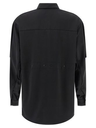 Moncler Satin Shirt - Black