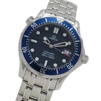 Omega Montre &agrave; quartz vintage Pre-owned - Homme - Pre-owned - Bleu - Taille: ONE Size