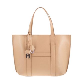 Hogan Kleine Shopping Bag mit Logo - - Bags - Damen - Beige - ONE SIZE
