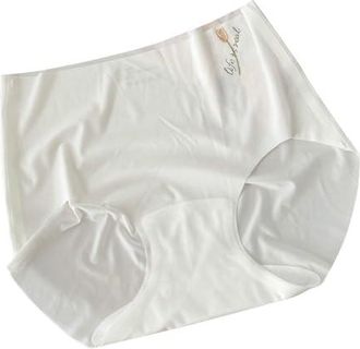 Generic Culotte sans Couture Femme Culotte Femme sans Couture Culotte Femme De Classique Taille Mi-Haute Grande Taille Protection Physiologique Pure Crotch Re