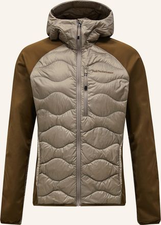 Peak Performance Hybrid-Daunenjacke Helium Hooded braun