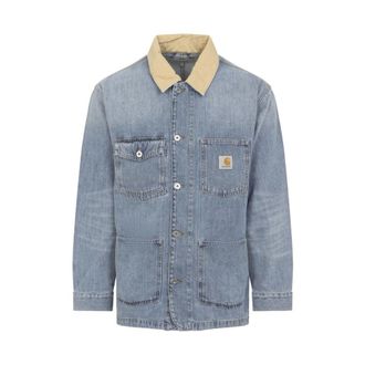 Carhartt Work in Progress Warren Chore Coat - - Jackets - Herren - Blau - L
