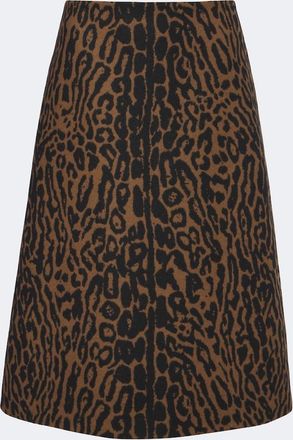 Carolina Herrera Jupe midi en laine vierge