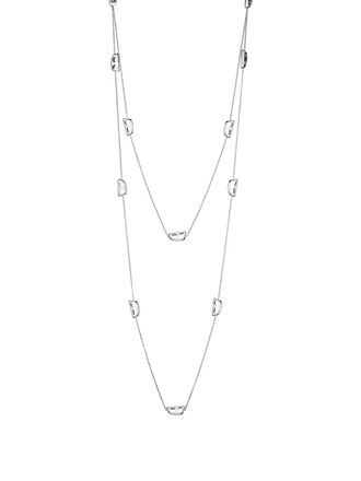 Eéra collier à pendentif à découpes - Argent