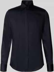 Seidensticker Slim Fit Business-Hemd aus Baumwolle mit Kentkragen