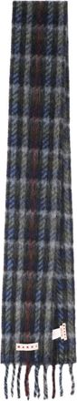 Marni Striped Logo Scarf