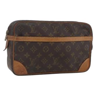 Louis Vuitton Pochette Vintage en Toile Pre-owned - Femme - Pre-owned - Brun - Taille: ONE Size