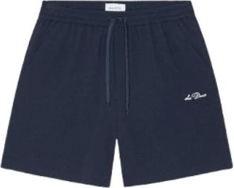 Les Deux Homme, Maillots de bain, Bleu, Taille: S Stan Seersucker Swim Shorts