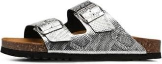 Dr. Scholls JOSEPHINE Synthetic Python Silver