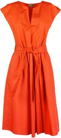 Woolrich Femme, Robes, Orange, Taille: 36 FR Poplin Short Dress
