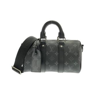 Louis Vuitton unisex, Pre-owned, Noir, Taille: ONE Size Sac Boston Monogram Eclipse Pre-owned