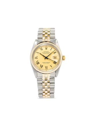 Rolex montre Datejust 36 mm pre-owned - Or