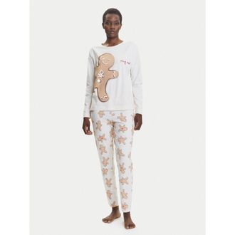 Benetton United Colors Of Benetton Pyjama 3DKE3P03K Beige Regular Fit