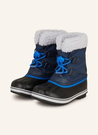 Sorel Boots Yoot Pac Mit Kunstfell blau
