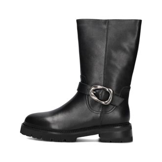 Stefano Lauran Schwarze Biker Boots f&uuml;r Frauen - - Shoes - Damen - Schwarzk - 41 EU